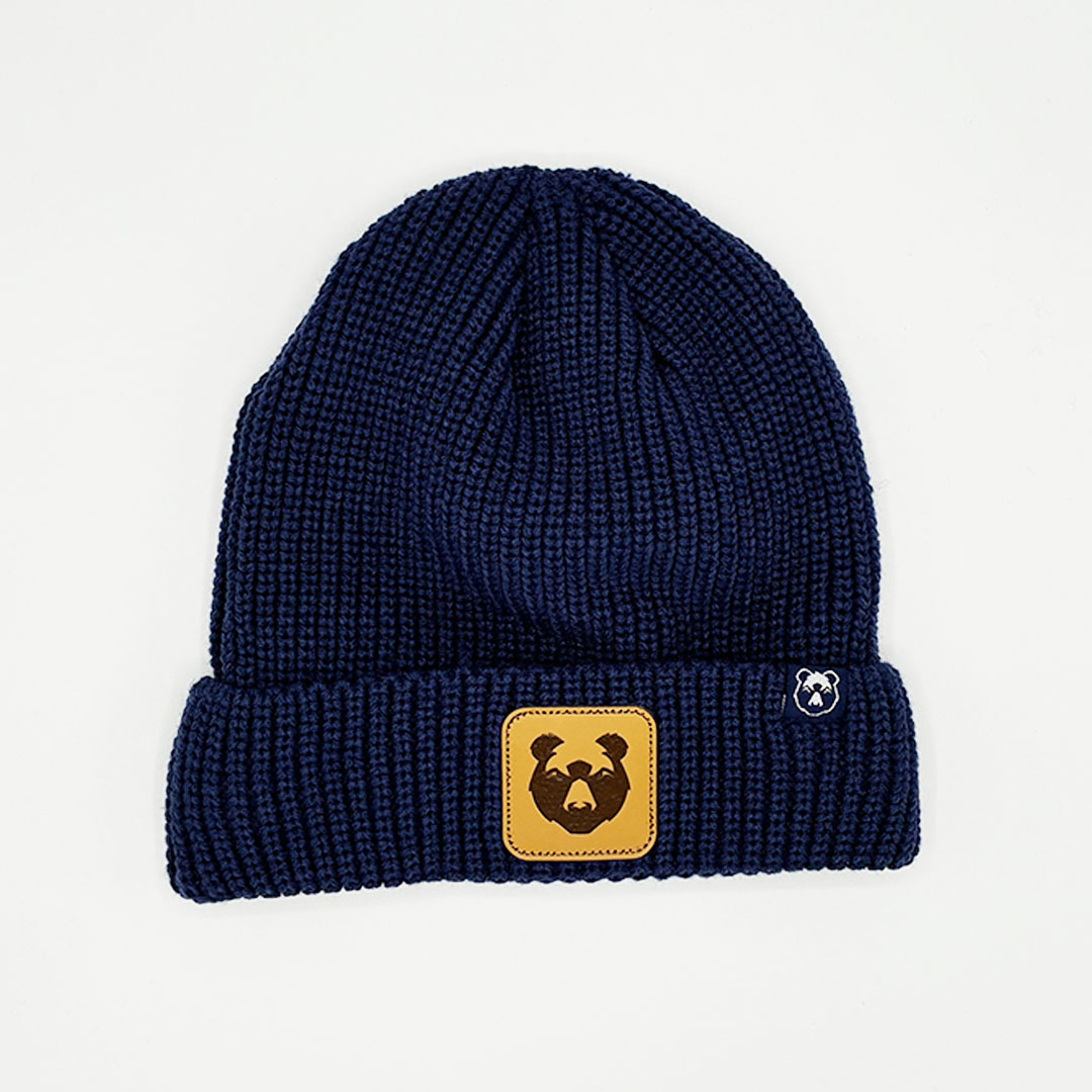 Bristol Bears Navy Chunky Ribbed Knit Beanie
